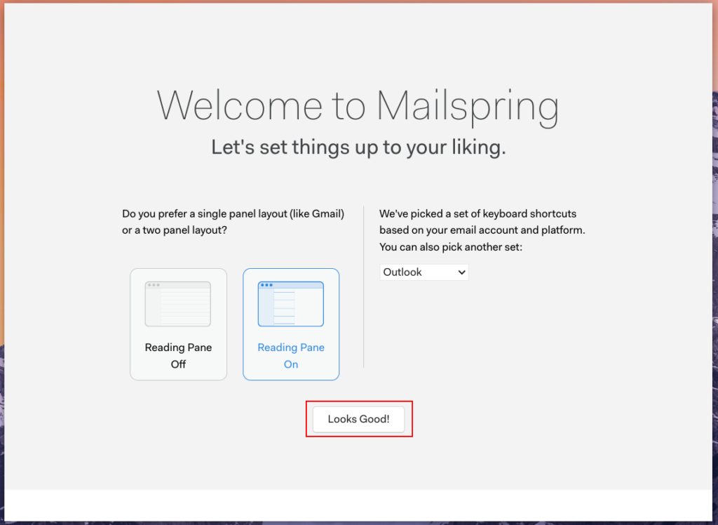 ການຕັ້ງຄ່າໂປຣແກຣມ Mail Spring – ລະບົບຈົດໝາຍເອເລັກໂຕນິກ